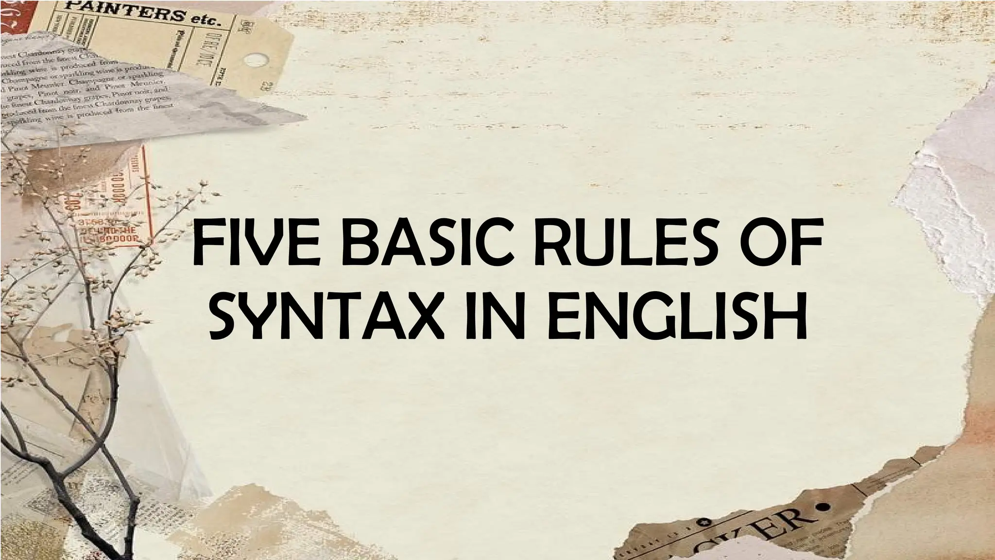 Study of SYNTAX and sentence structure.pptx