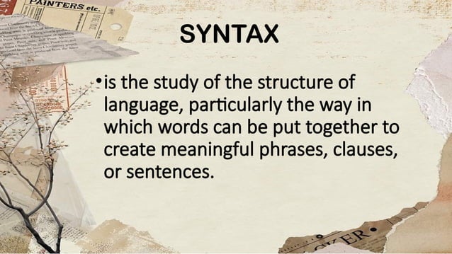 Study of SYNTAX and sentence structure.pptx