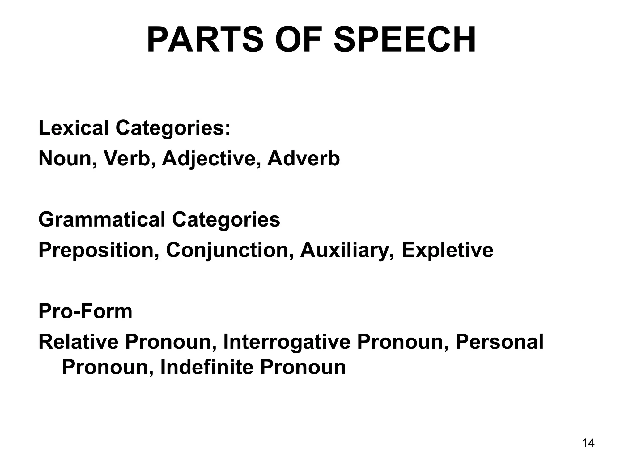 syntax.ppt english languge learning and sentences parts | PPT