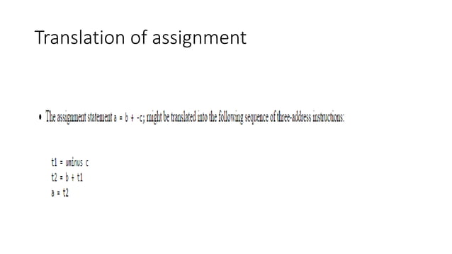 Syntax directed-translation | PPTX | Computing | Technology & Computing