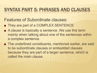 Syntax part 5 | PPTX