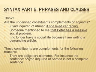 Syntax part 5 | PPTX