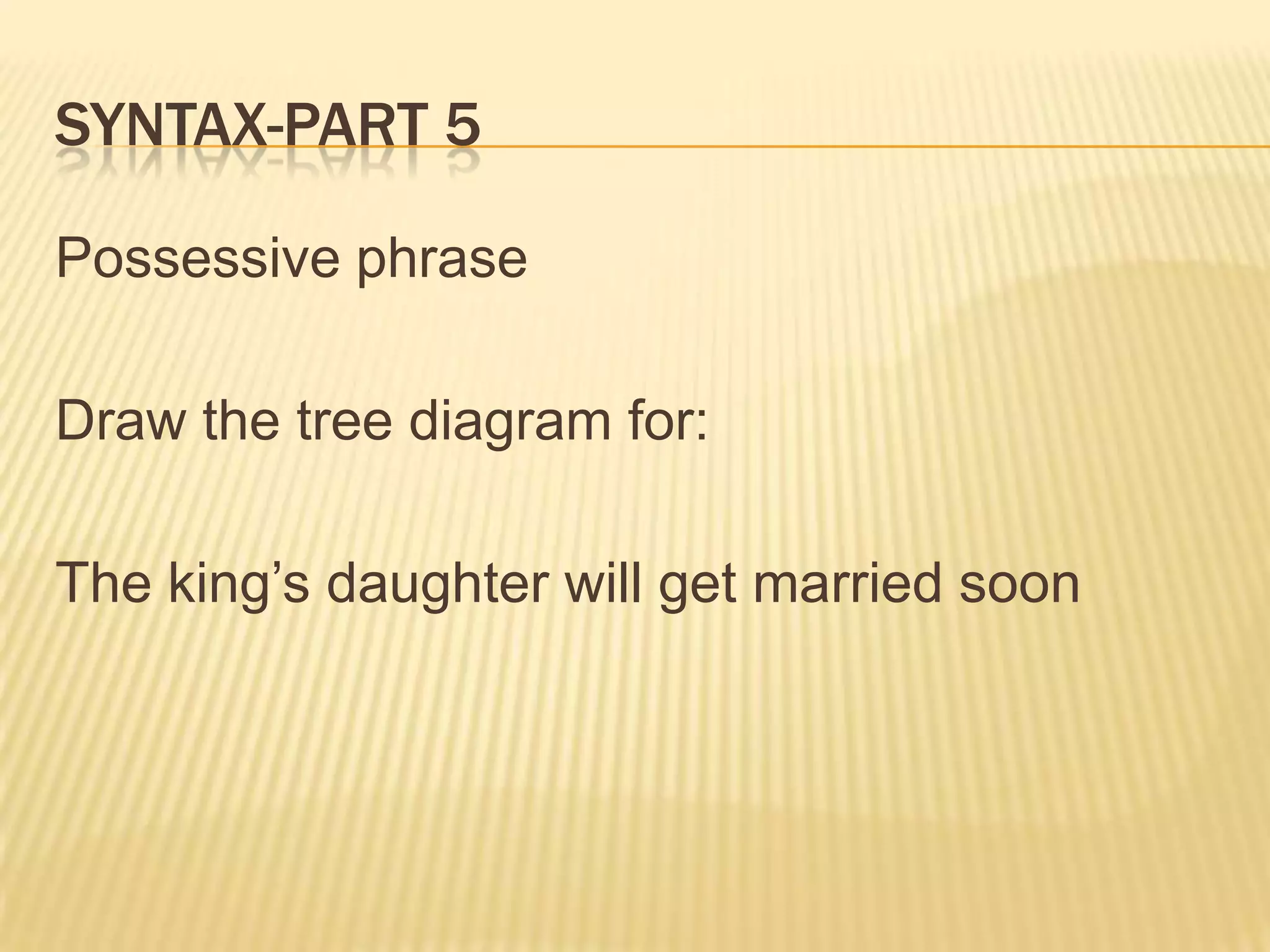 Syntax part 6 | PPTX