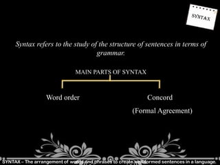 SYNTAX - PDF | PDF