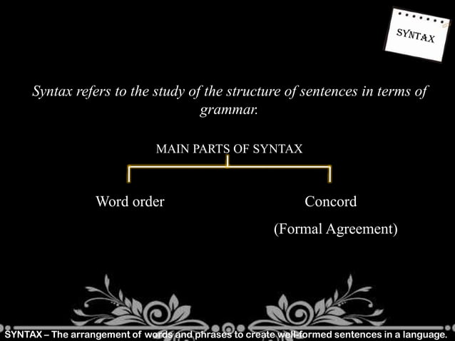SYNTAX - PDF | PDF