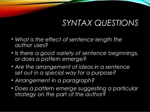 Syntax sentence construction-motheo mkize