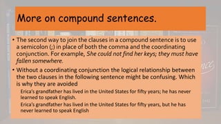 English Syntax - Simple, Complex, and Compound | PPSX