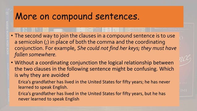 English Syntax - Simple, Complex, and Compound | PPT