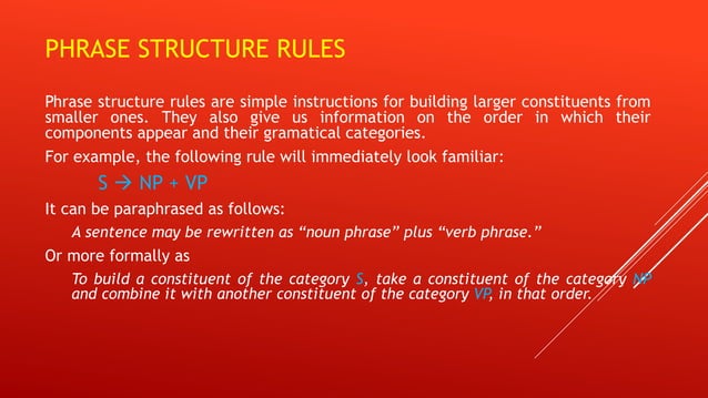 SYNTAX - AN INTRODUCTION TO TREE DIAGRAMMING | PPT | Programming Languages | Computing