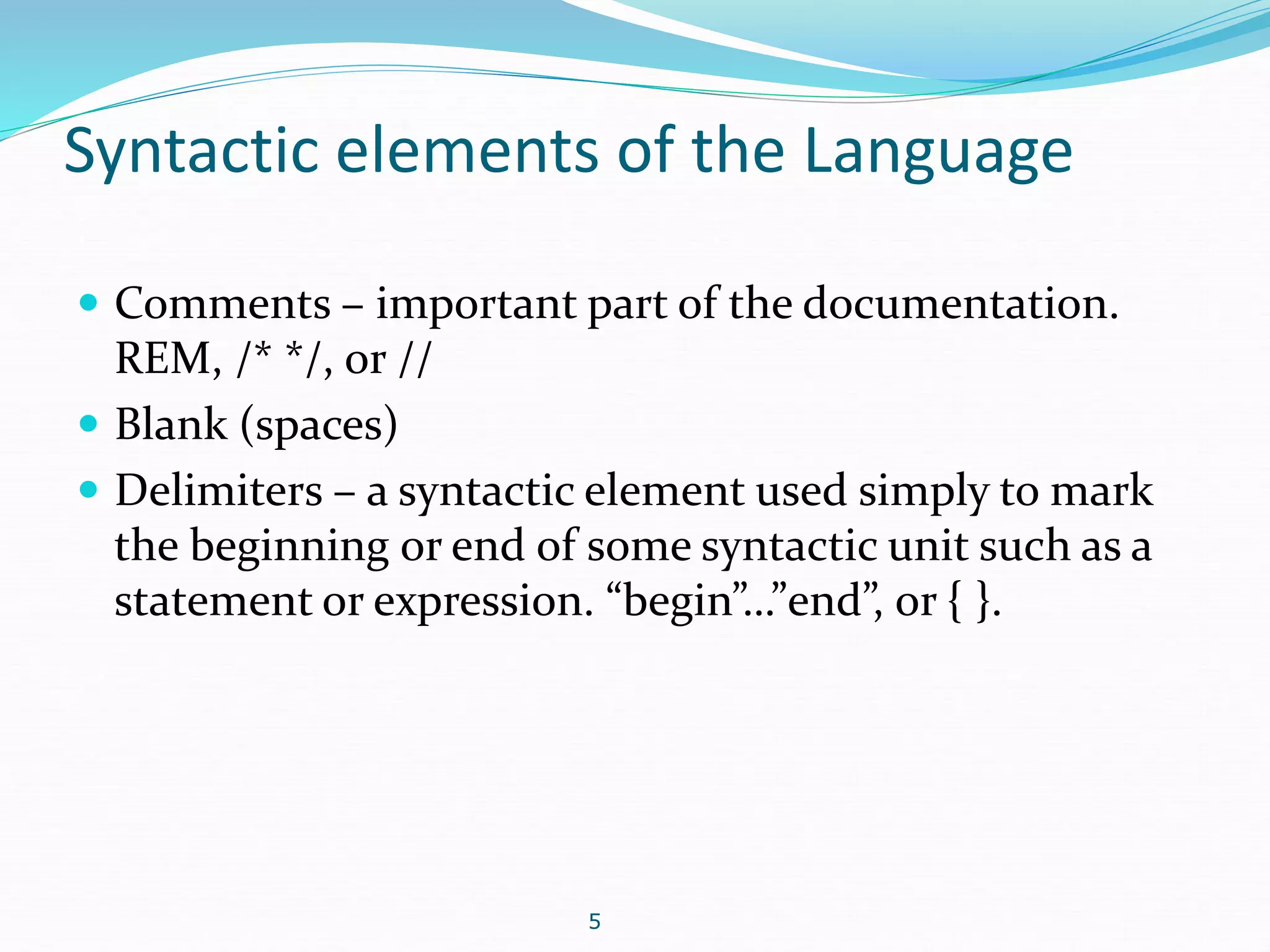 Syntax analysis | PPT