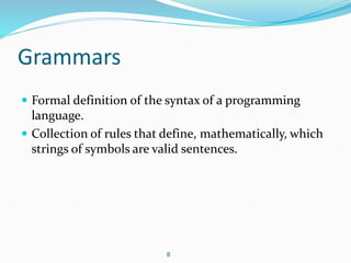 Syntax analysis | PPT