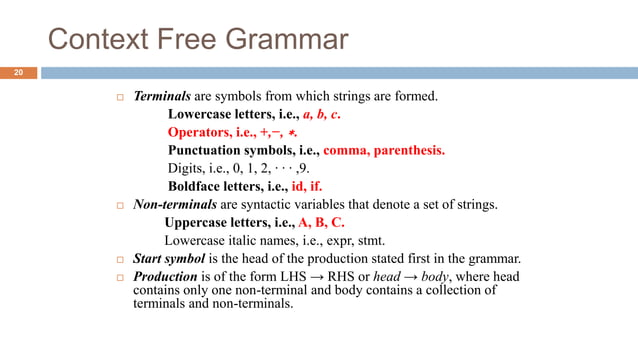 Syntax Analysis in Compiler Design | PPTX | Programming Languages | Computing