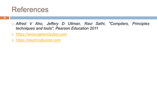 Syntax Analysis in Compiler Design | PPTX