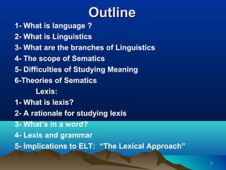 Syntax and lexis presentation final 3 | PPT