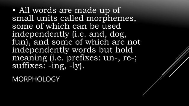 Syntax and morphology | PPTX | Programming Languages | Computing