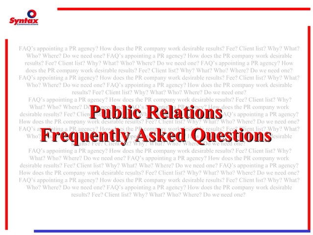 Syntax communications | PPT