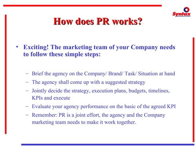 Syntax communications | PPT