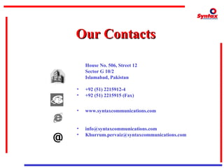 Syntax communications | PPT