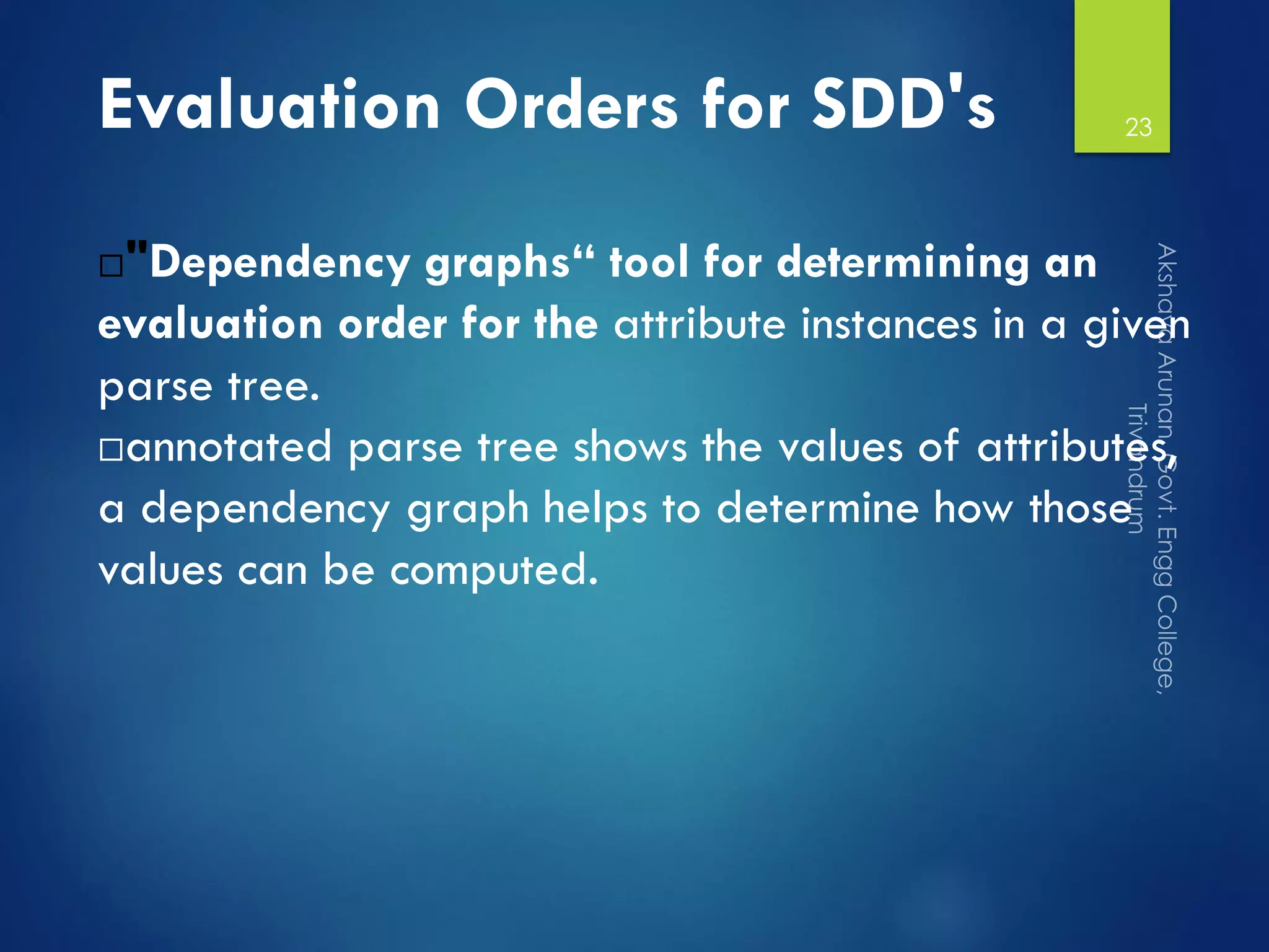 Syntax directed translation | PDF