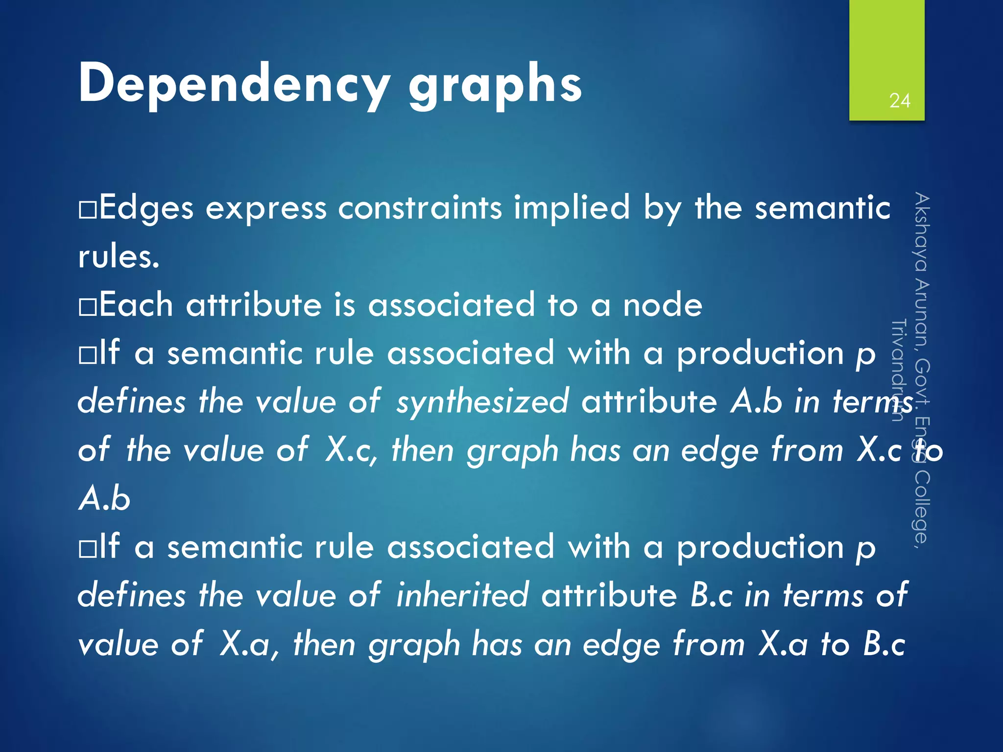 Syntax directed translation | PDF