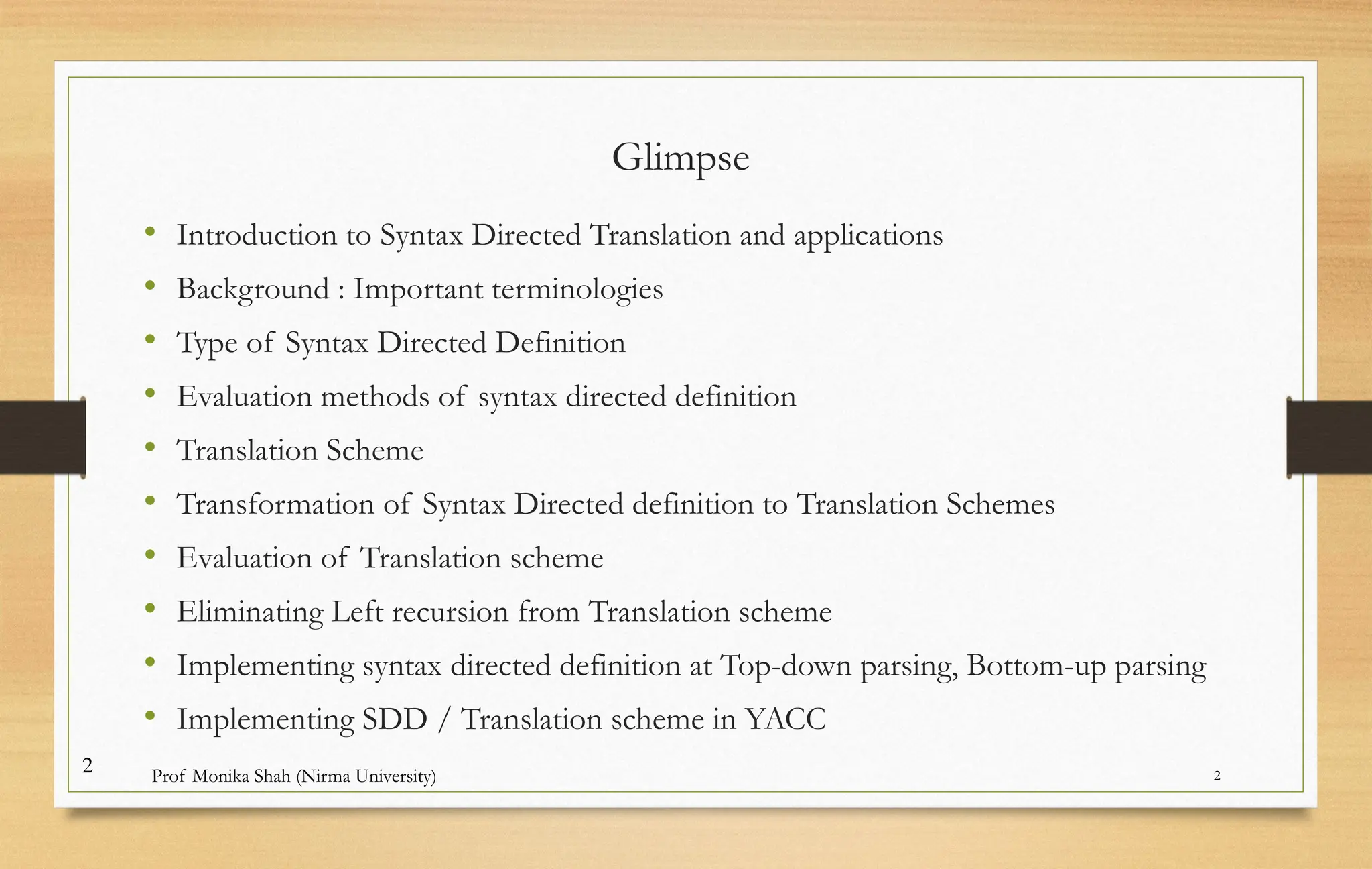 Syntax Directed Definition and Translation | PPTX