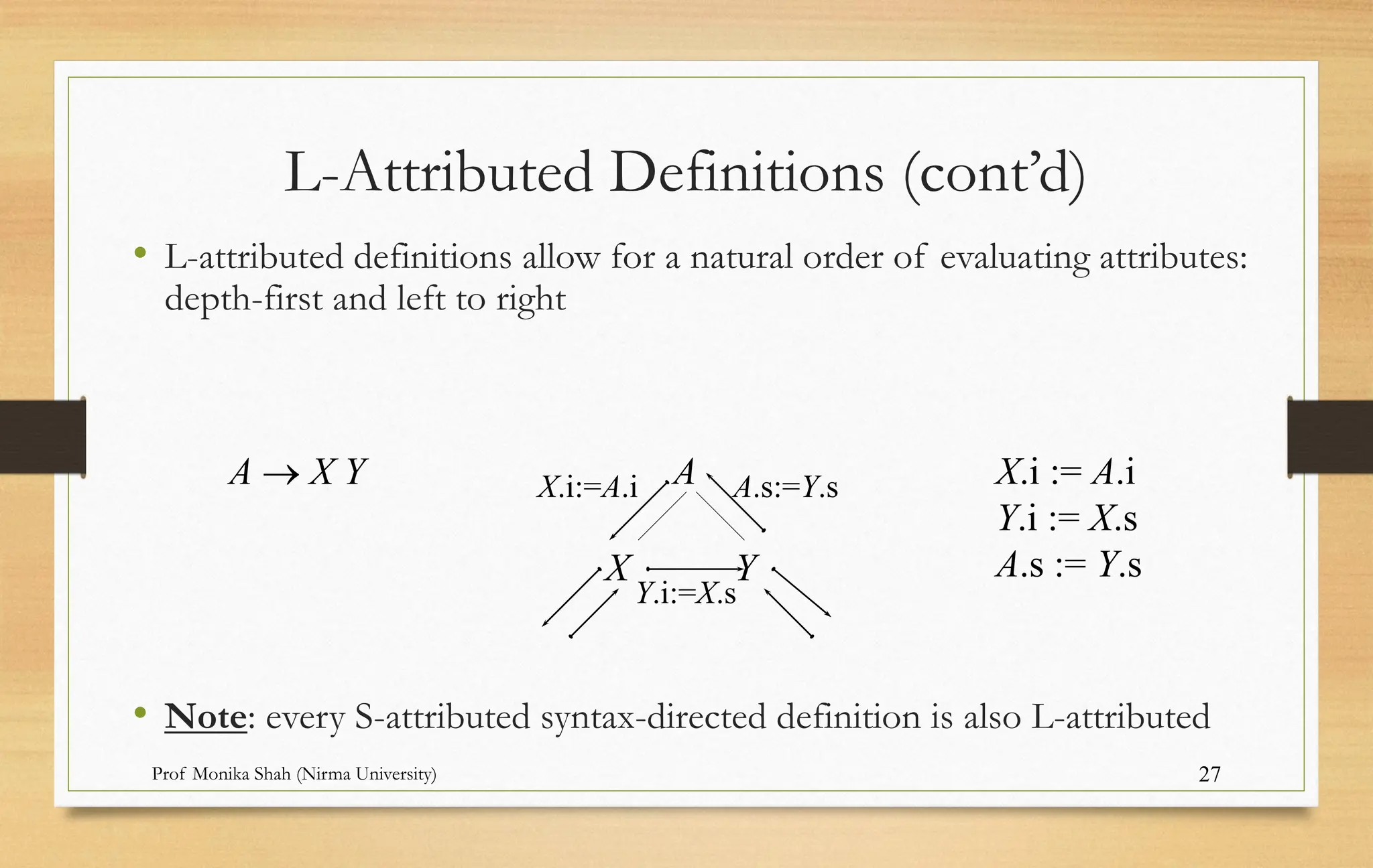Syntax Directed Definition and Translation | PDF