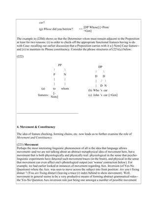 Syntax feature theory.. good | DOCX