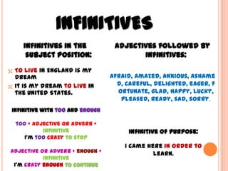 Syntax gerunds and infinitives | PPT