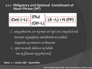 Syntax of filipino as lingua franca part1 | PDF