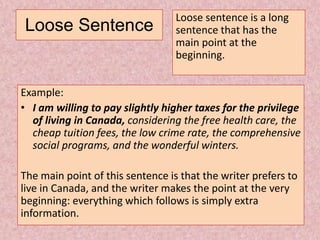 The Types of Sentences | PPTX