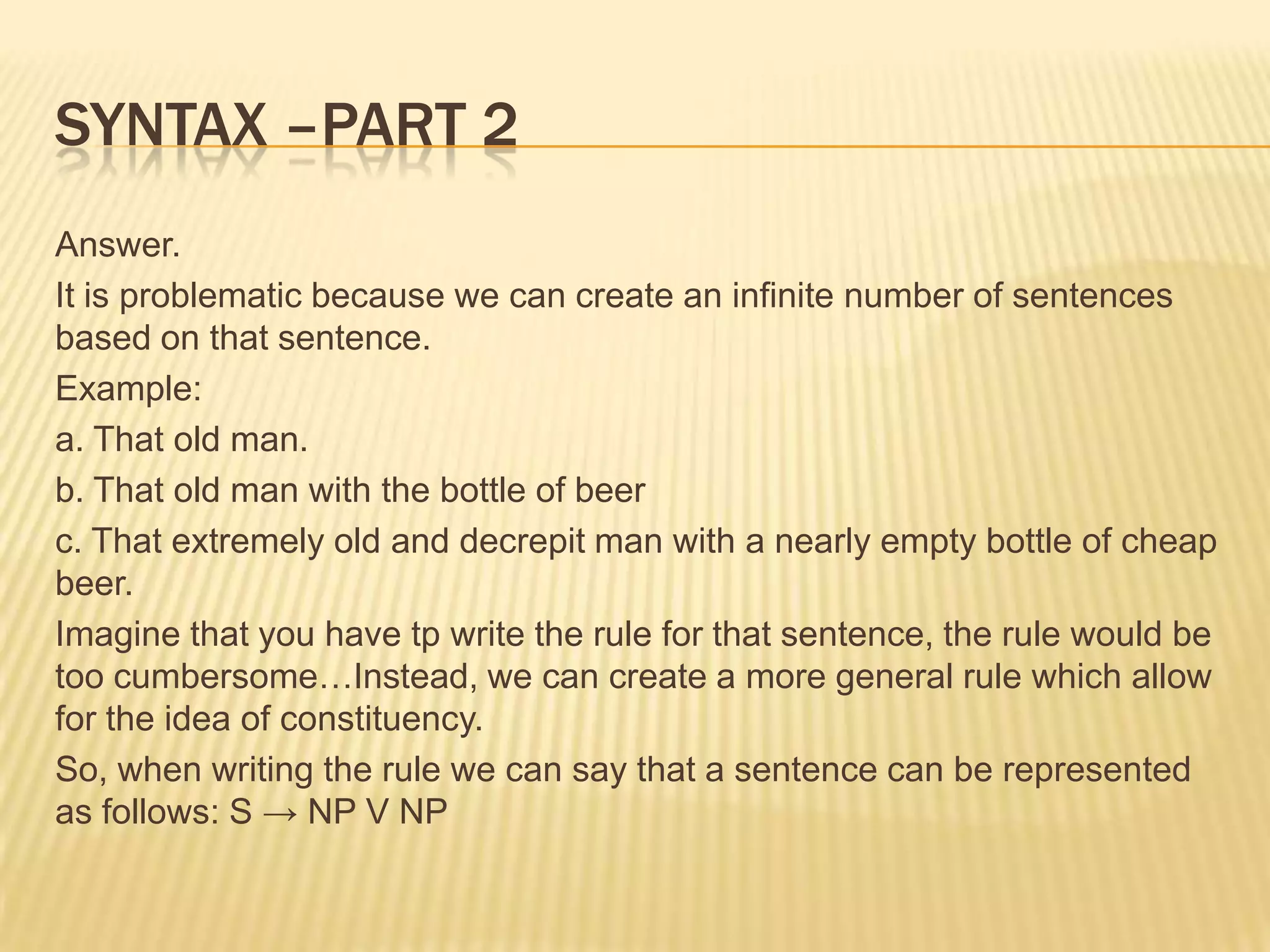 Syntax –part 2 | PPTX