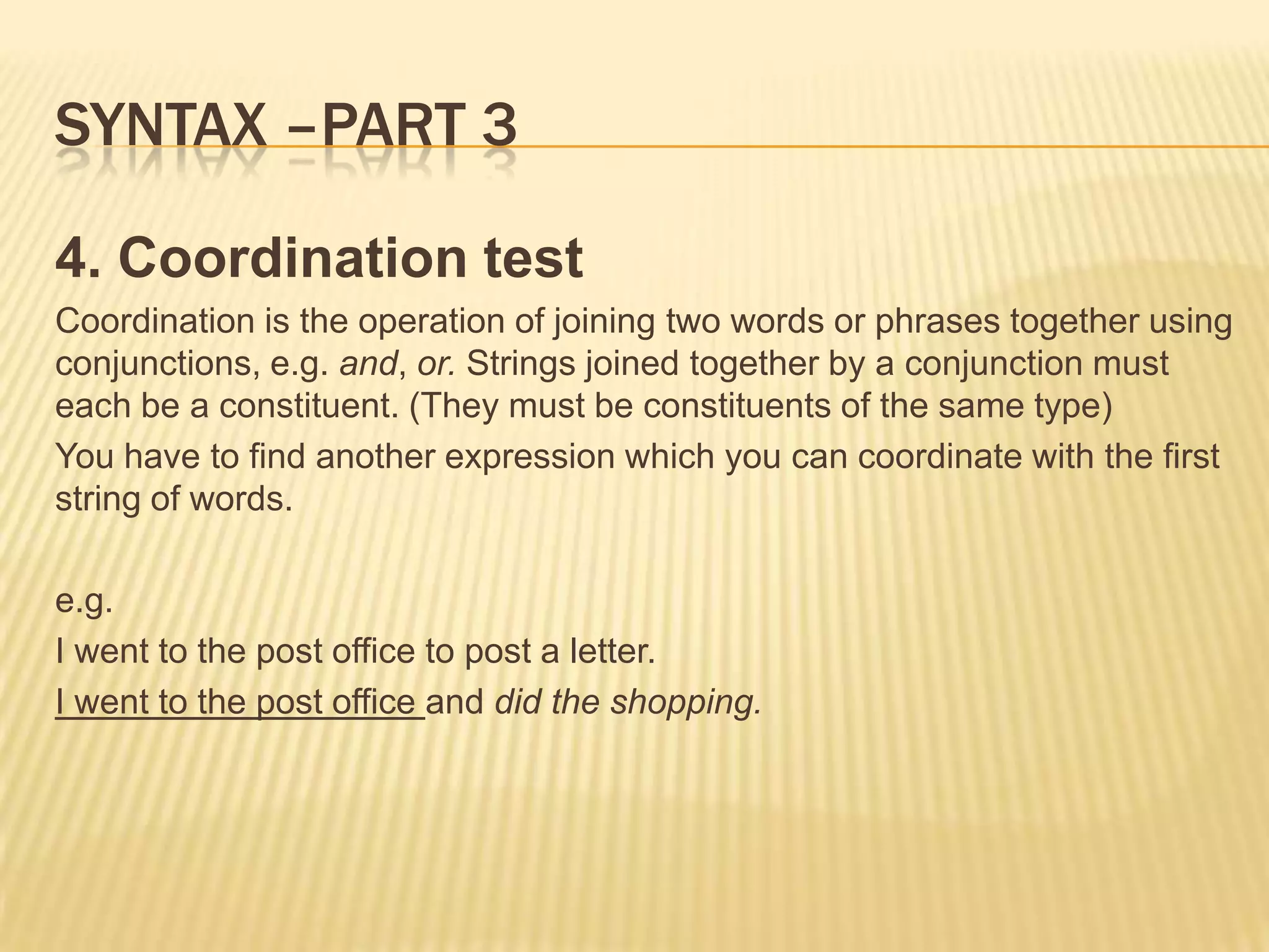 Syntax –part 3 | PPT