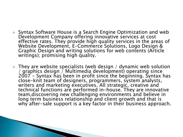 SYNTAX PRESENTATION.pptx | Programming Languages | Computing