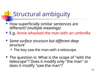 syntaxtreediagrams- How to analyse sentences using tree diagrams | PPT | Programming Languages ...