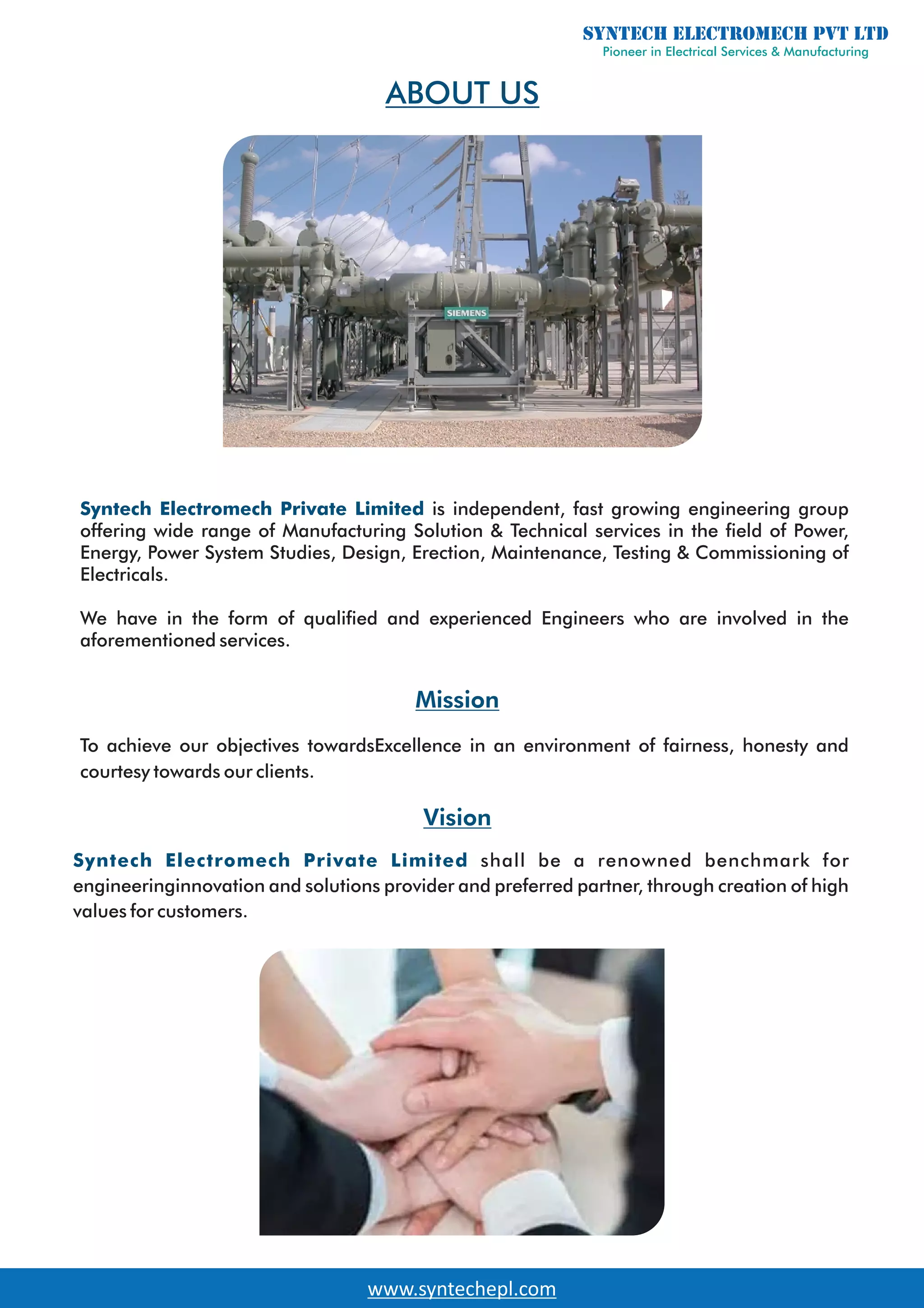 Syntech electromech private limited | PDF