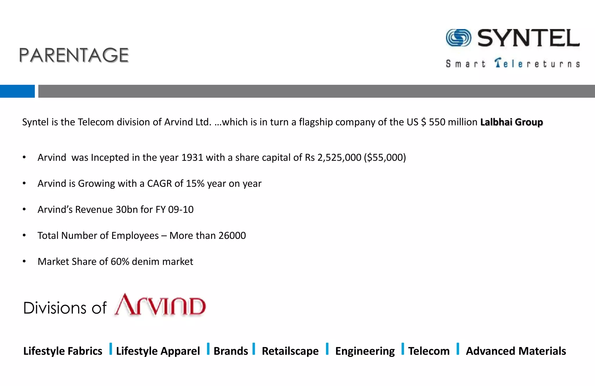 Syntel Telcom - Company Profile | PDF