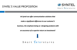 Syntel Telcom - Company Profile | PDF
