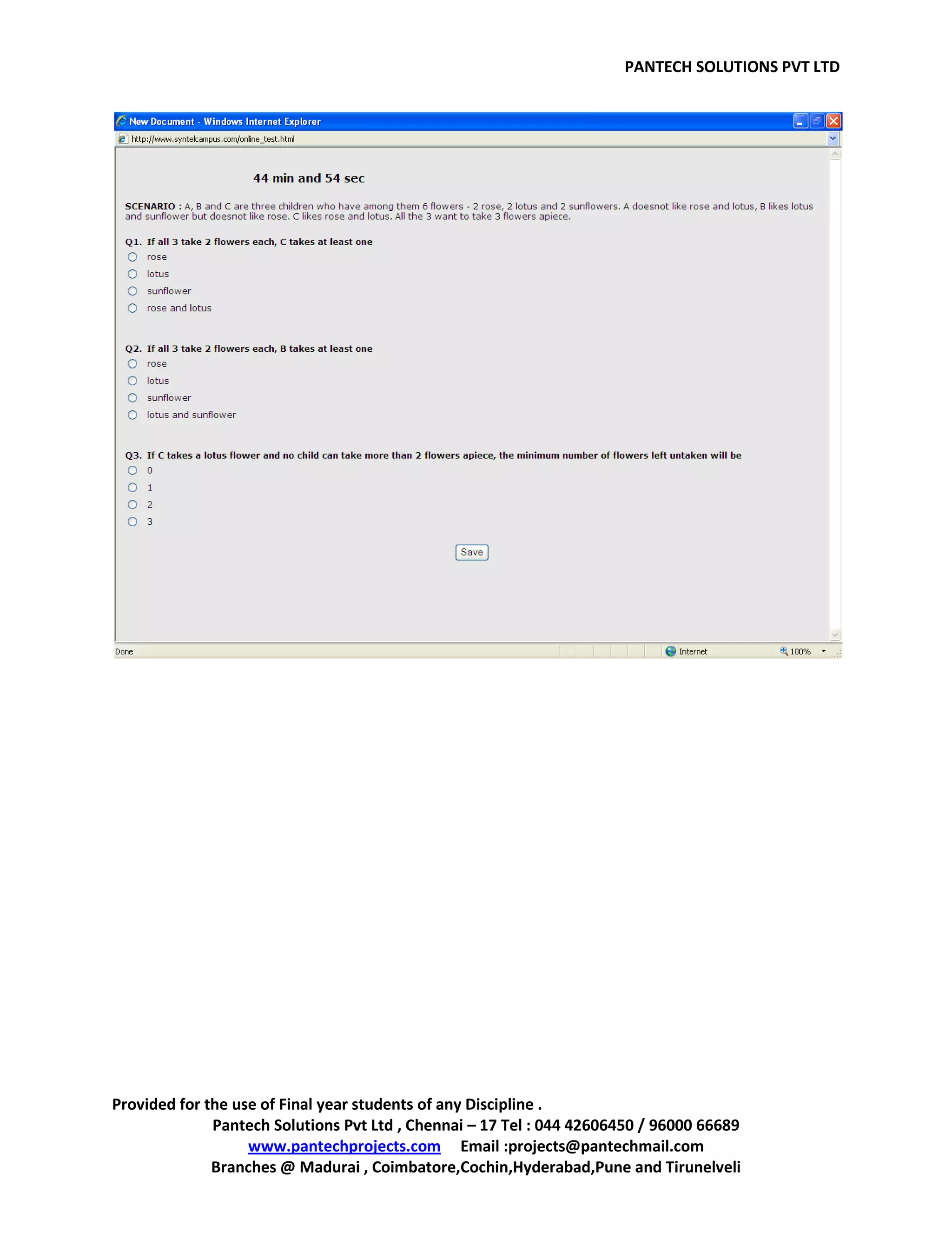 Syntel model placement paper 1 | PDF