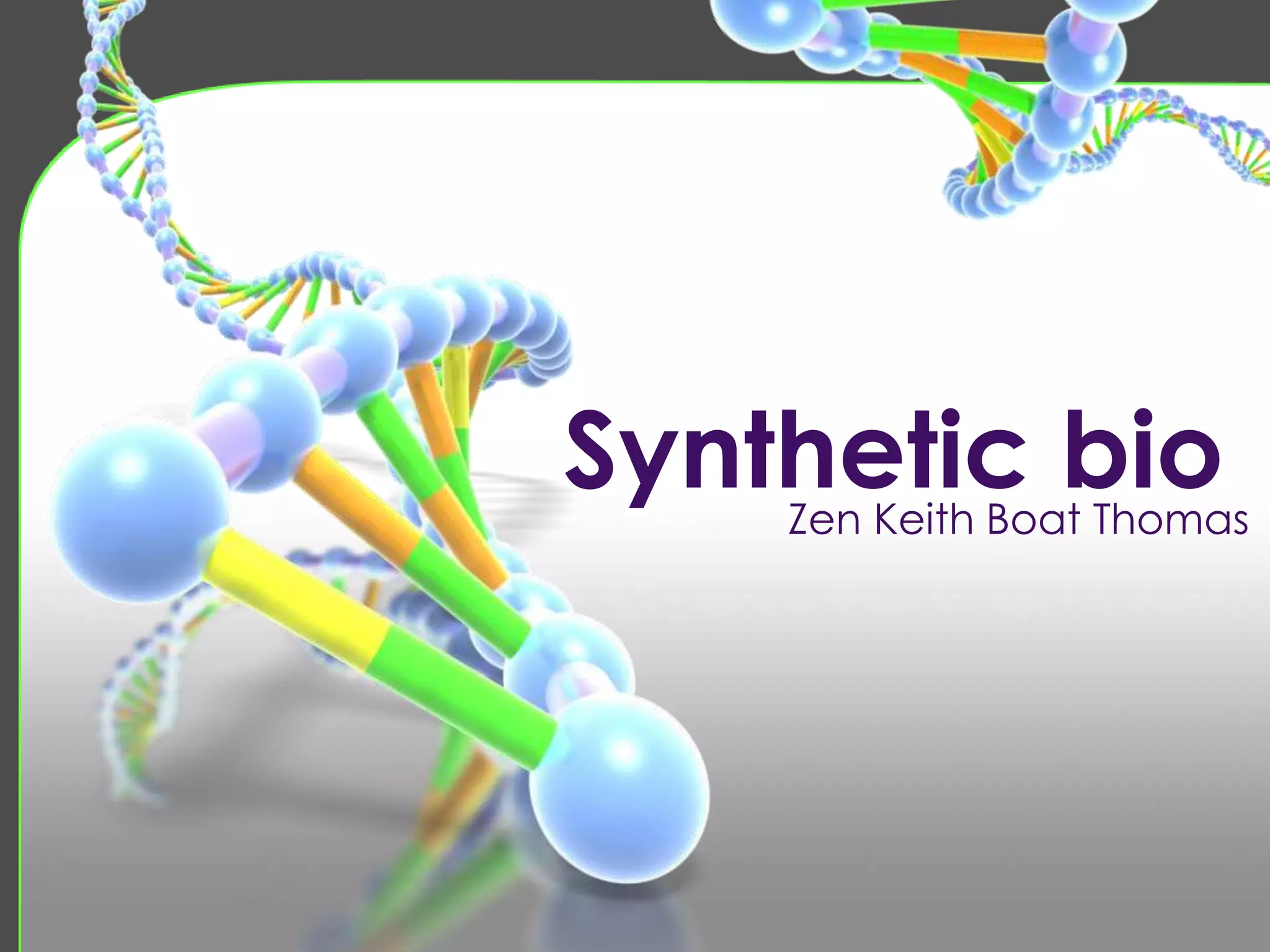 Syntheic biology | PPTX