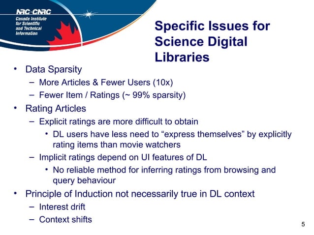 Synthese Recommender System | PPT | Computing | Technology & Computing