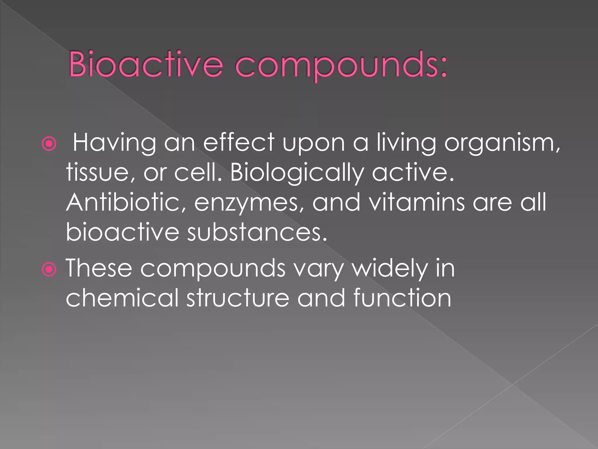 bioactive compound Synthesis 140522123155-phpapp01 | PDF