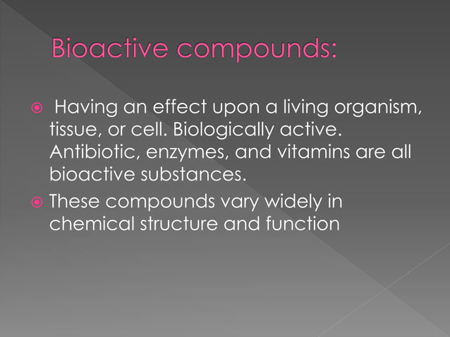 bioactive compound Synthesis 140522123155-phpapp01 | PPT