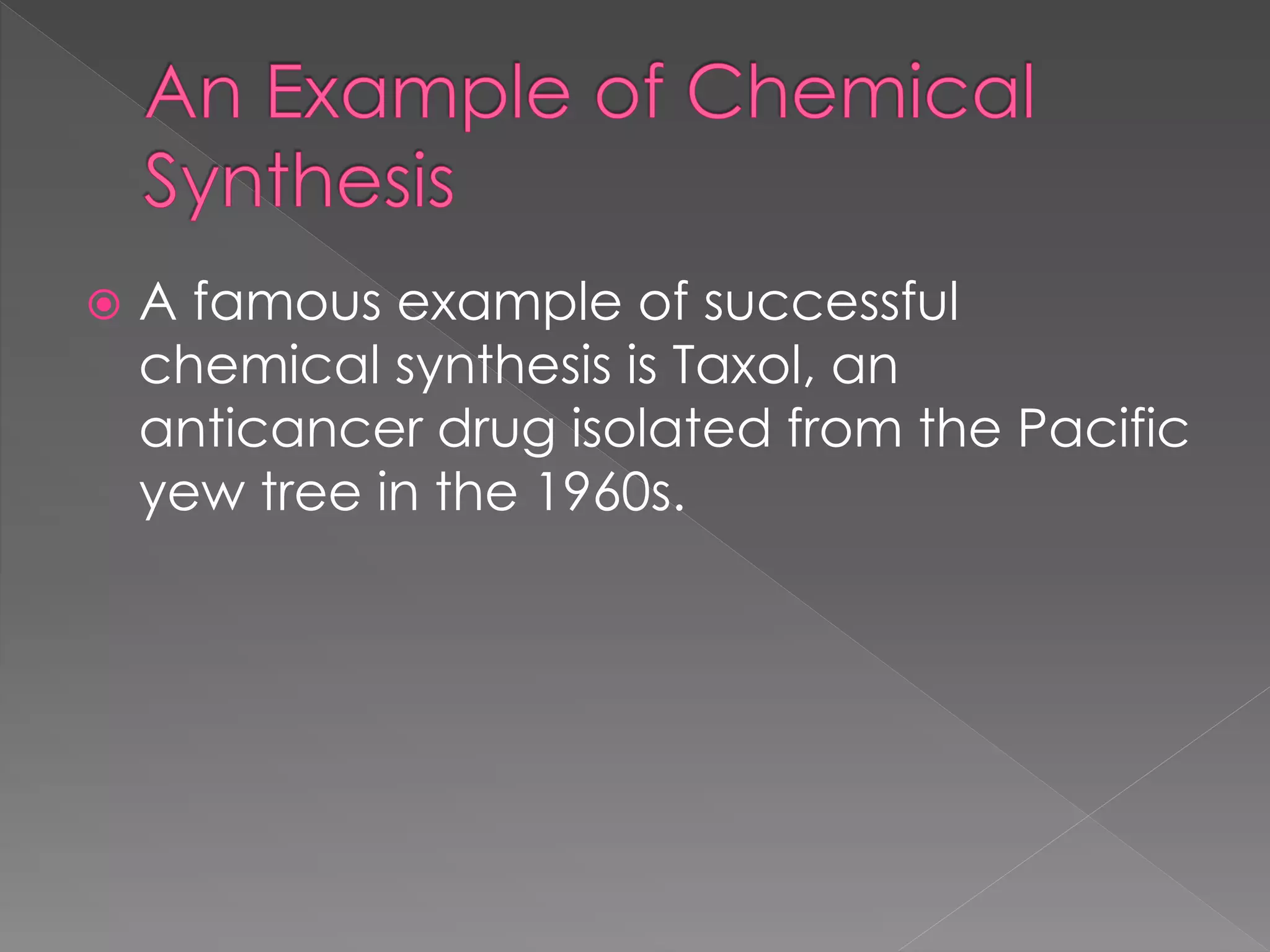bioactive compounds Synthesis | PPTX