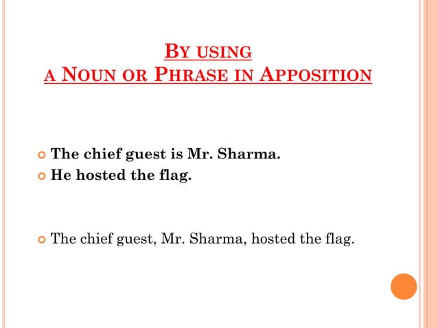 Synthesis of sentence rules with example. | PDF