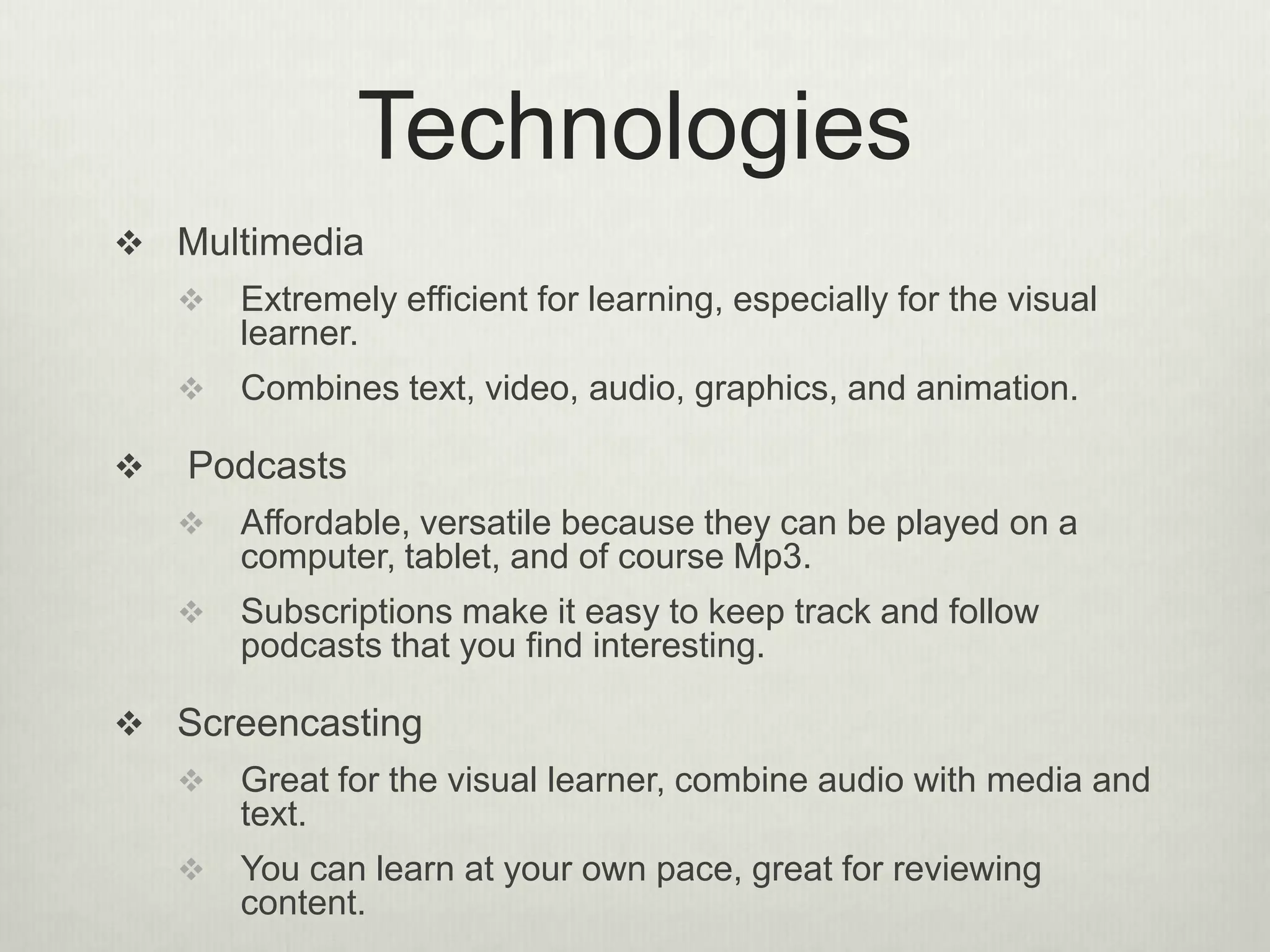 Synthesis3 multimedia | PPT