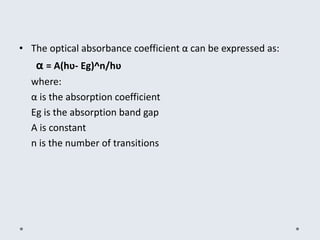 Synthesis and characterization of nano tio2 via different methods | PPTX