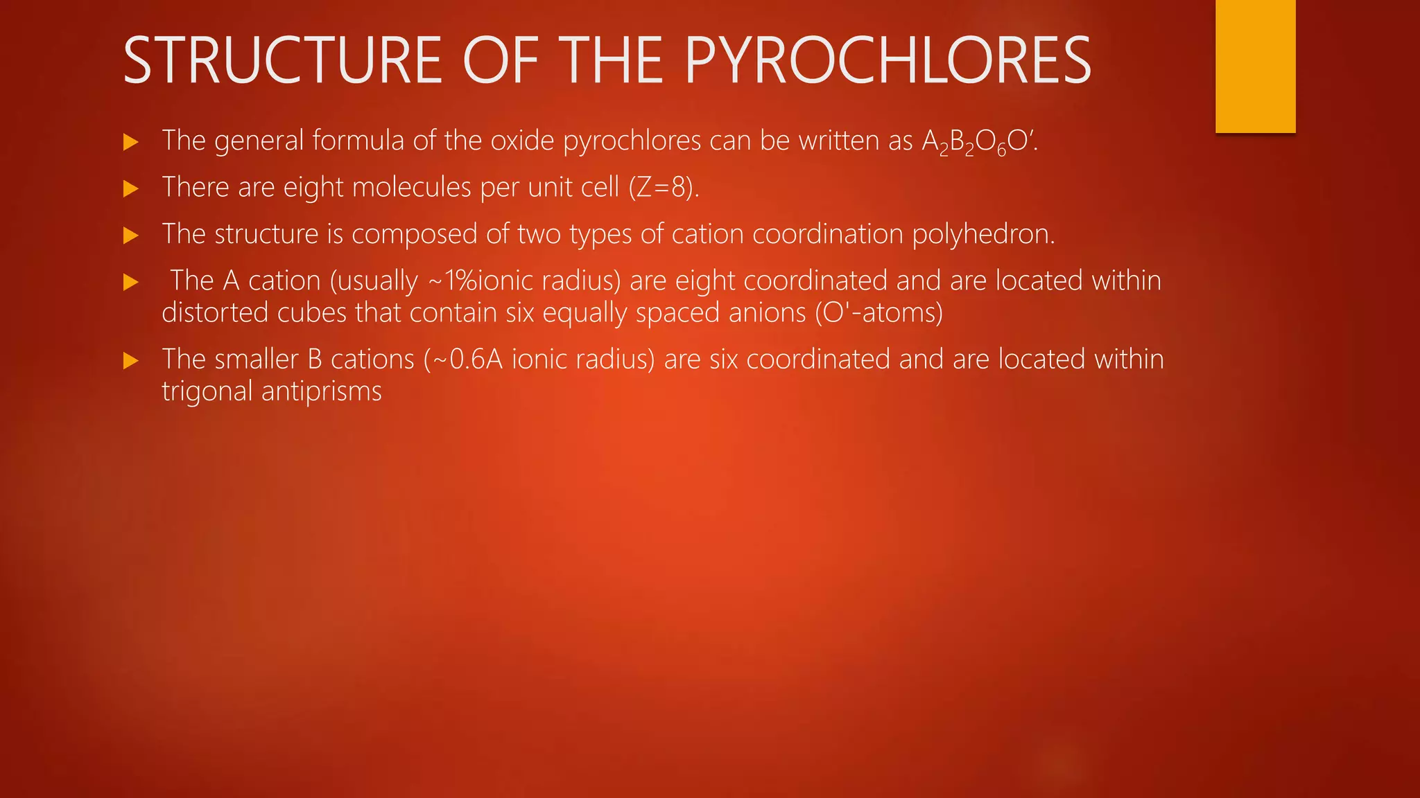 Synthesis and characterization of pyrochlore (Gd2Ti2O7) | PPT