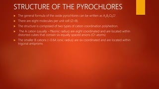 Synthesis and characterization of pyrochlore (Gd2Ti2O7) | PPT