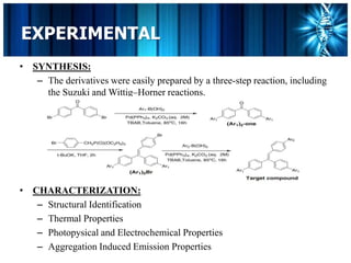 Synthesis and characterization of triphenylethylene derivatives with ...