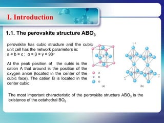 Synthesis and charaterization of la1 x srxmno3 perovskite nanoparticles ...